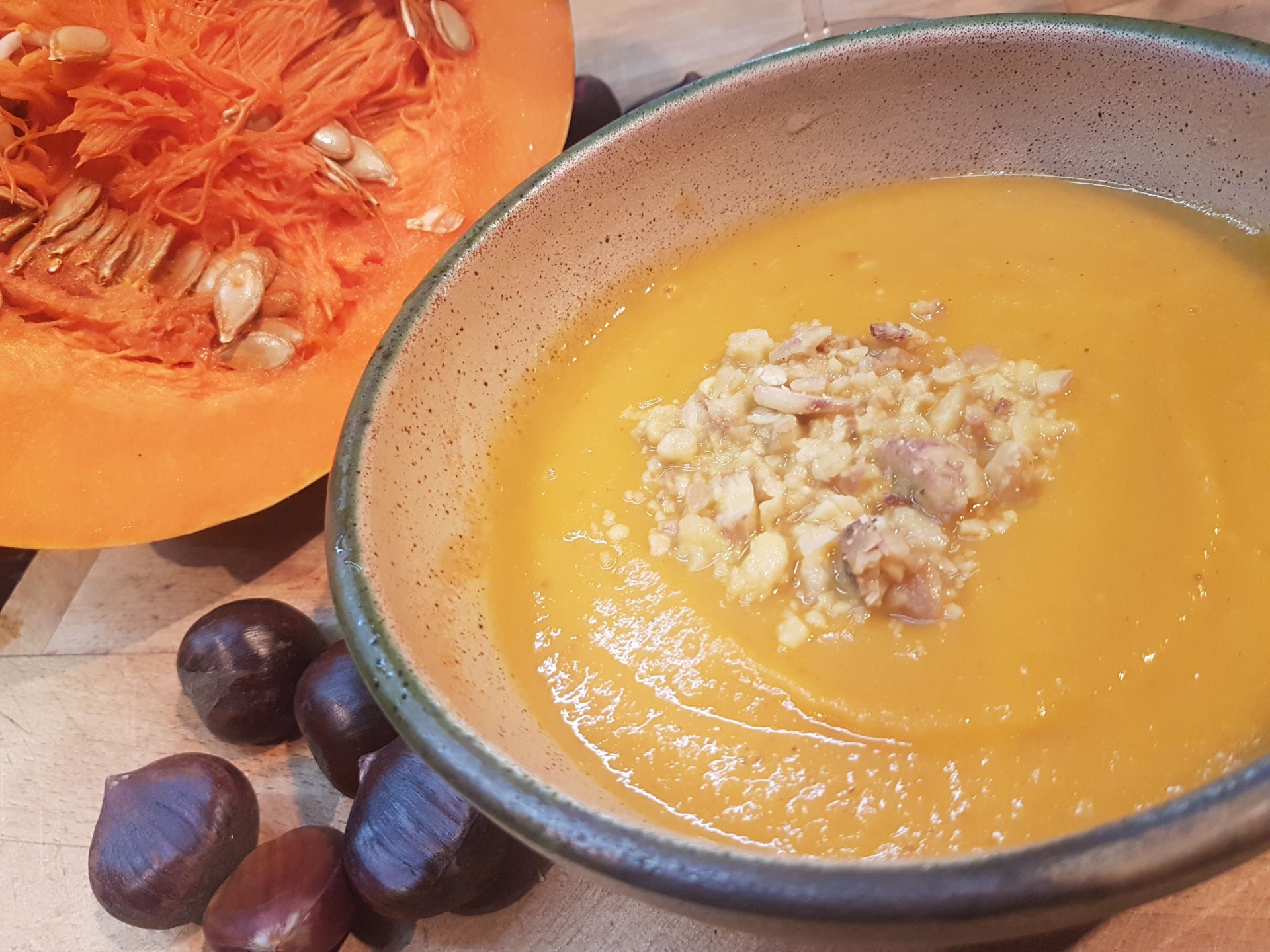 Chestnuts pumpkin cream - Cooking in Toscana